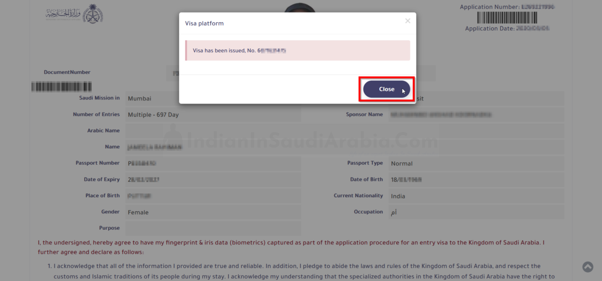 Family Visit Visa Status Check Online - 2024