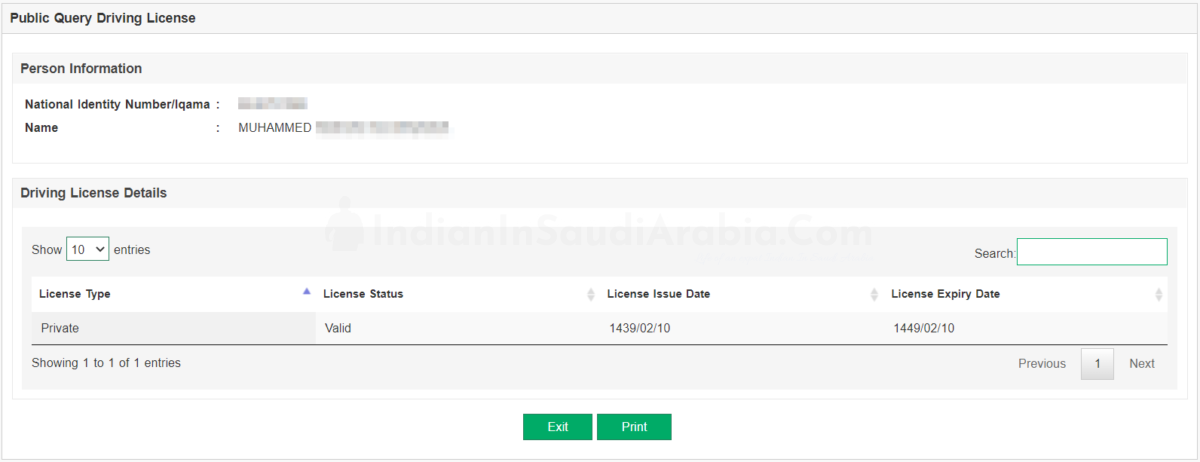 How To Check The Expiry Date Of Your Saudi Driving License